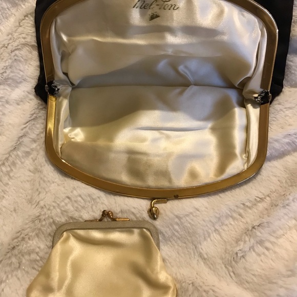 Mel-Ton | Bags | Vintage Melton Black Clutchhandbag | Poshmark